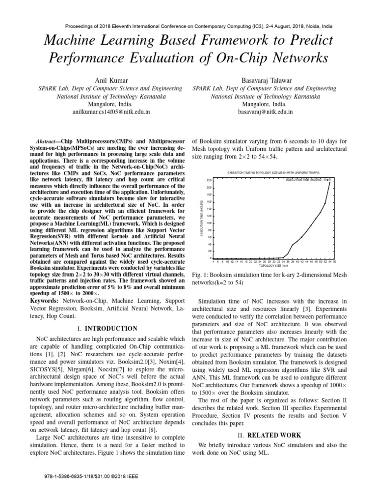 Machine Learning Based Framework To Predict Performance Evaluation of ...