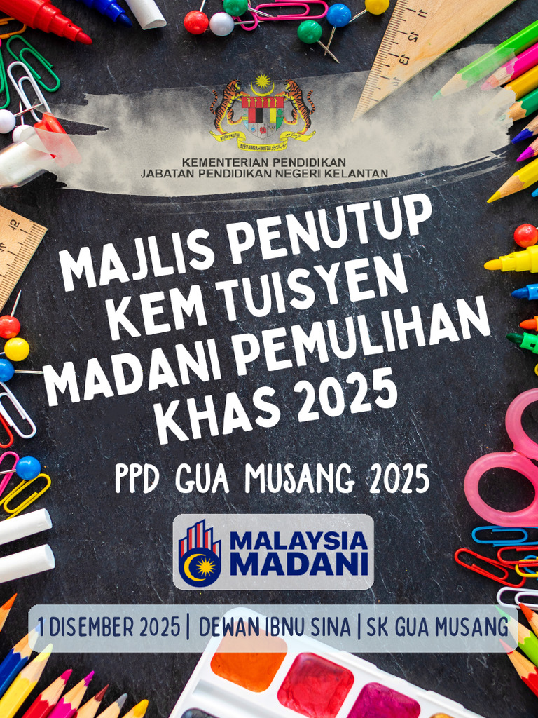 buku program majlis penutup tuesyen madani | PDF