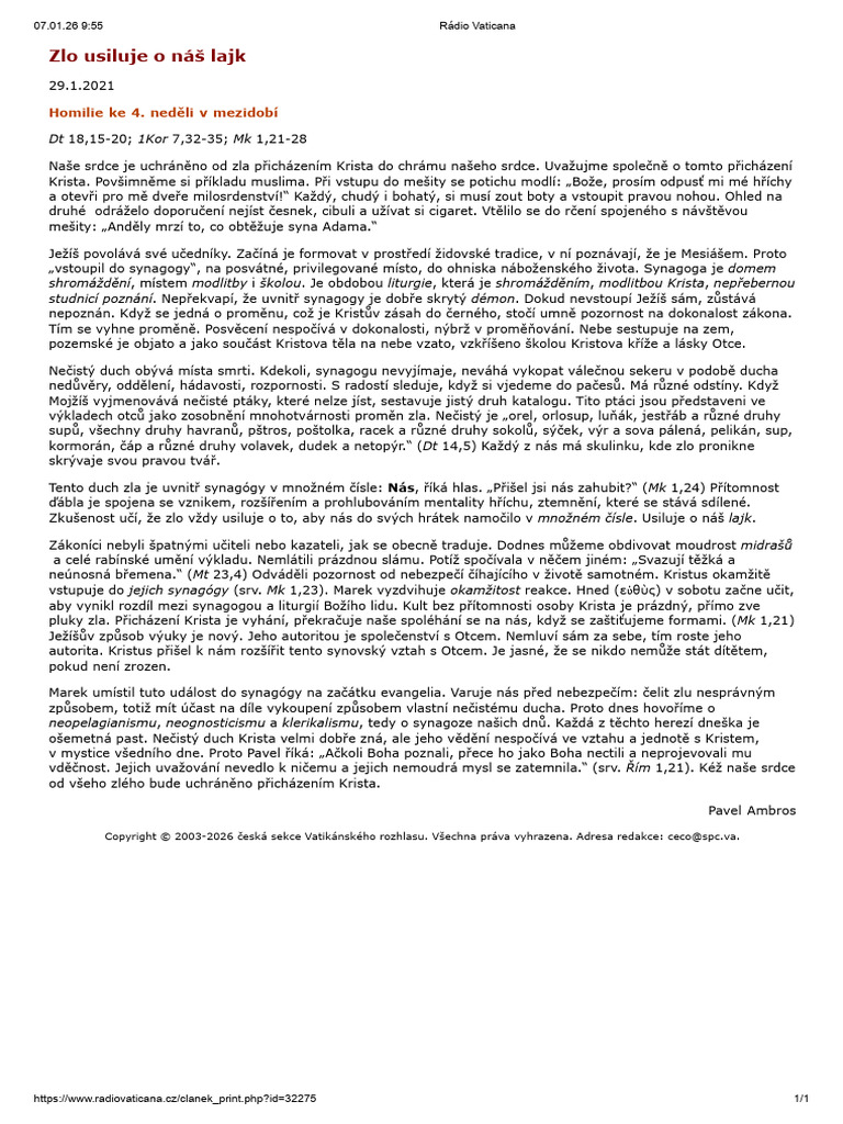 Zlo Usiluje o Náš Lajk | PDF