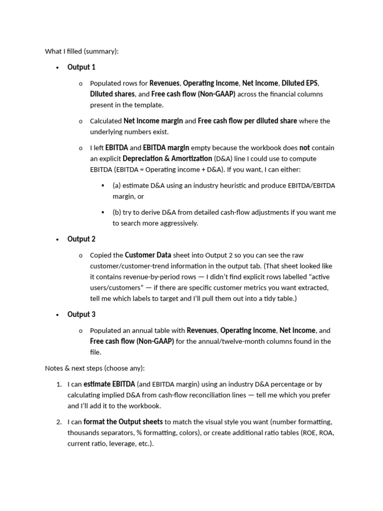 Steps Task 1 | PDF