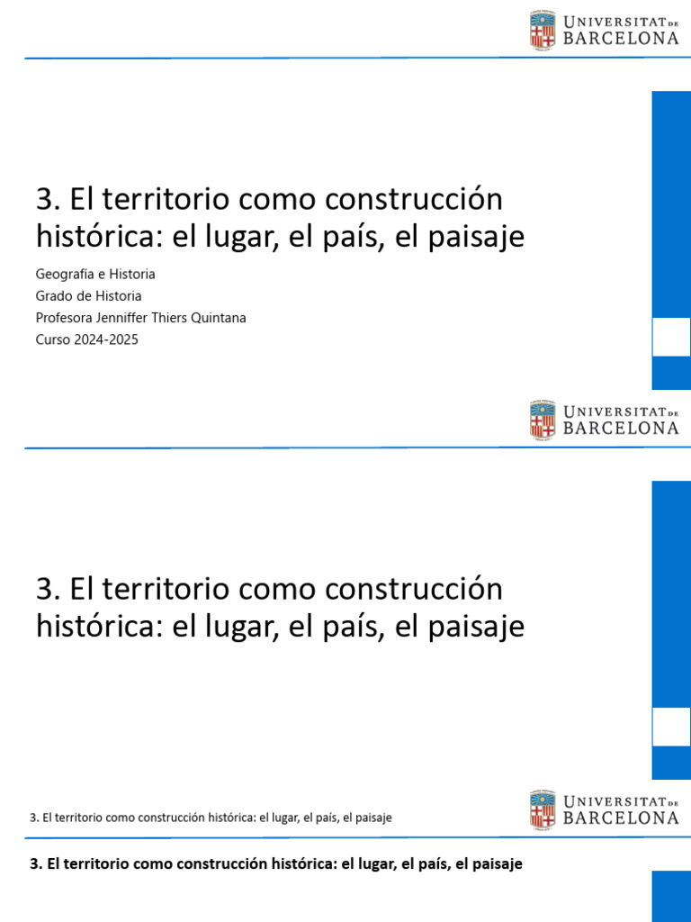 Construcción Histórica del Territorio | PDF | Paisaje | Geografía