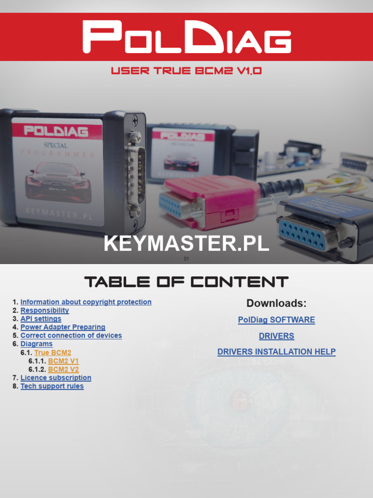Poldiag True BCM2 V1 | PDF | License | Computing