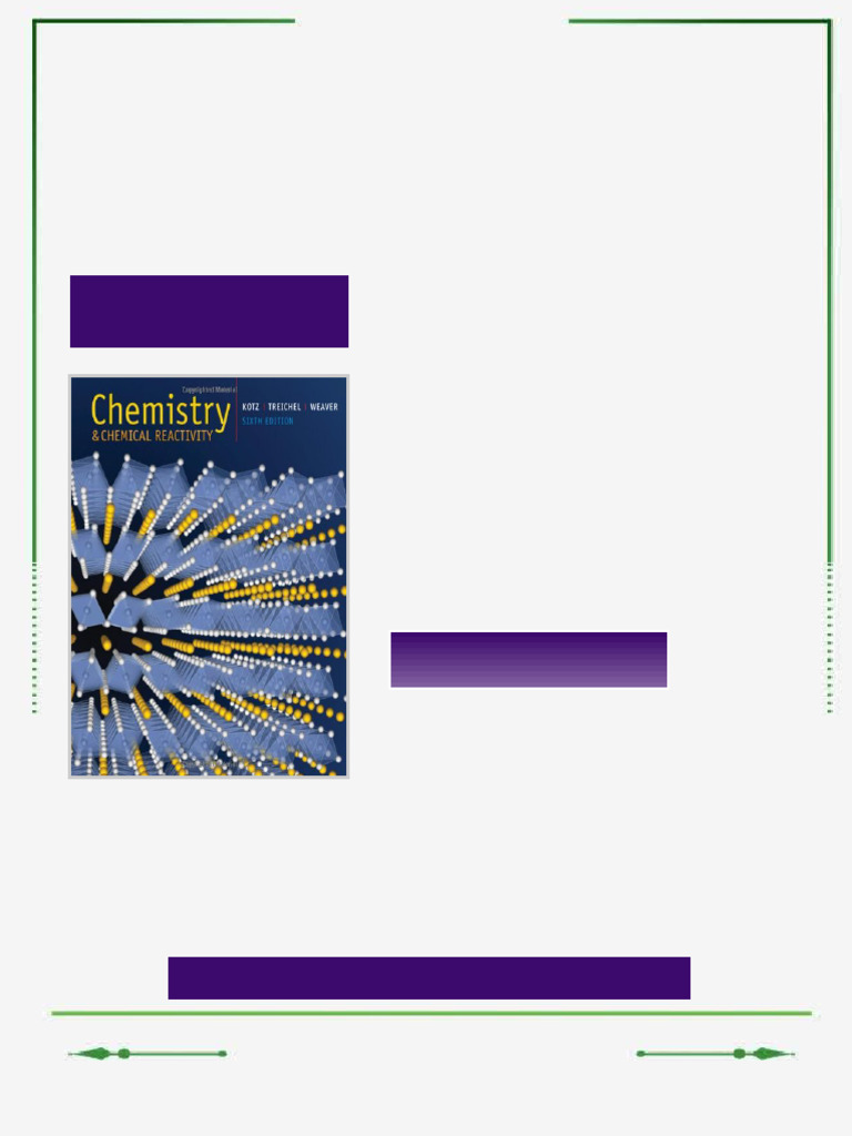 Chemistry and Chemical Reactivity Sixth Edition John C. Kotz ebook full ...