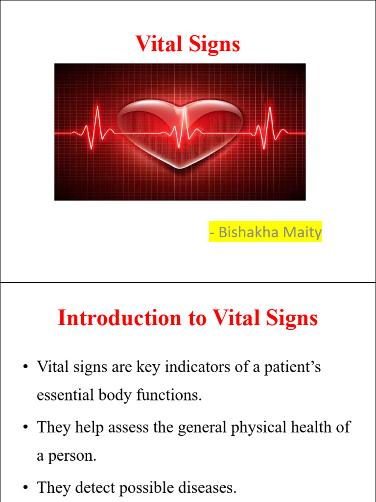 Understanding Vital Signs and Their Importance | PDF | Blood Pressure ...
