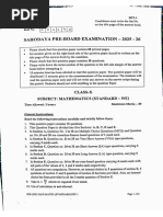 Set-3, Maths, Class-X, Sahodaya, DAV, 2025-26 | PDF