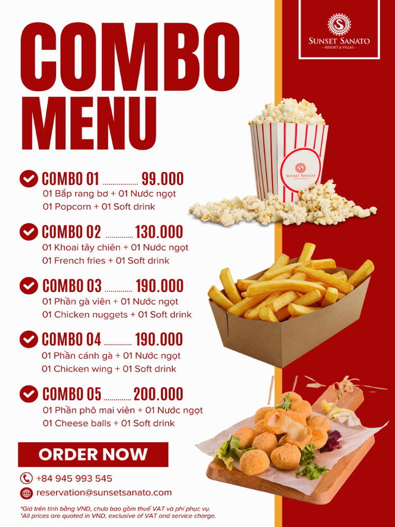 Menu Cinema Sanato | PDF