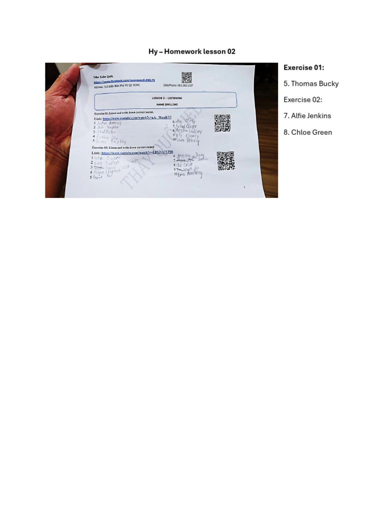 Homework - Lesson 02 - Hy | PDF