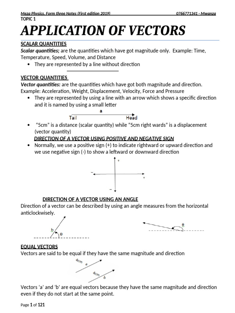Physics Form Three All | PDF | Friction | Refraction
