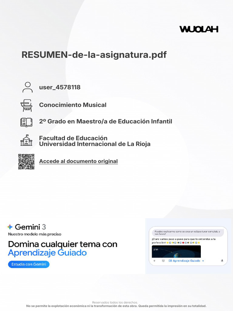 Resumen de Conocimiento Musical | PDF | Escuchando | Ritmo