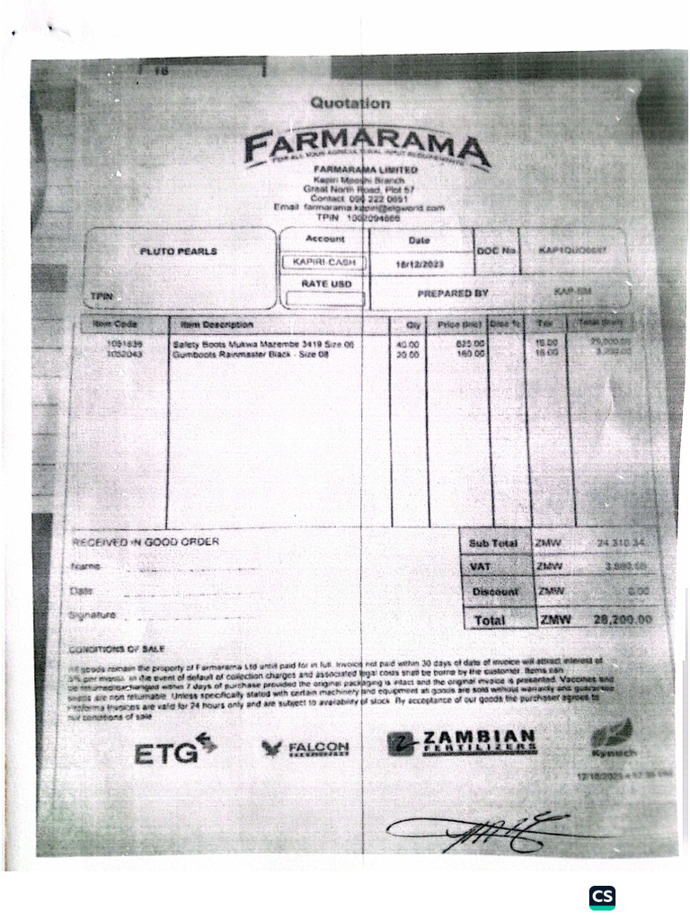 Ppe Invoice | PDF