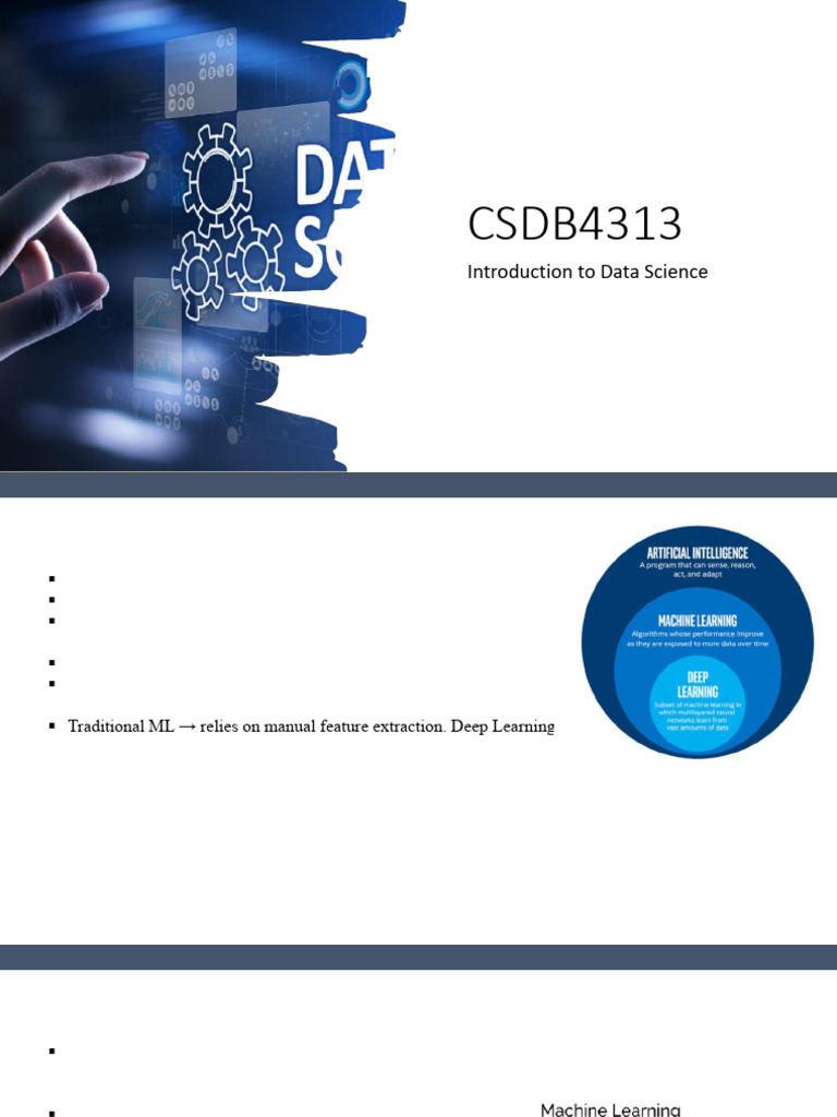 Week 09 IDS - Deep Learning | PDF | Deep Learning | Machine Learning