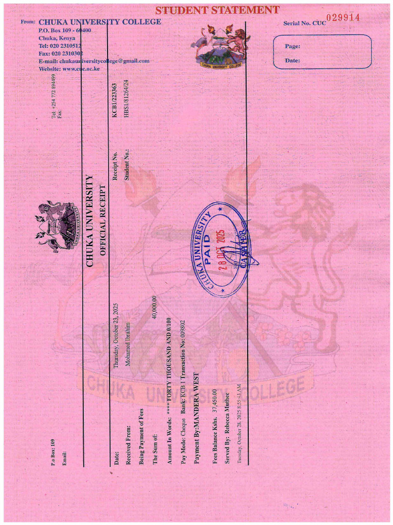 Payment Slip | PDF