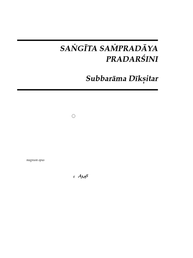 Sangita Sampradaya Pradarshini - Vol 3 | PDF