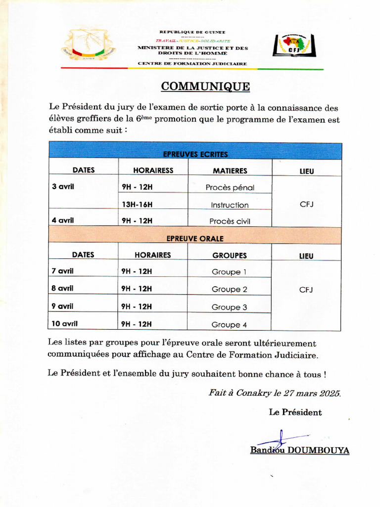 Communique | PDF