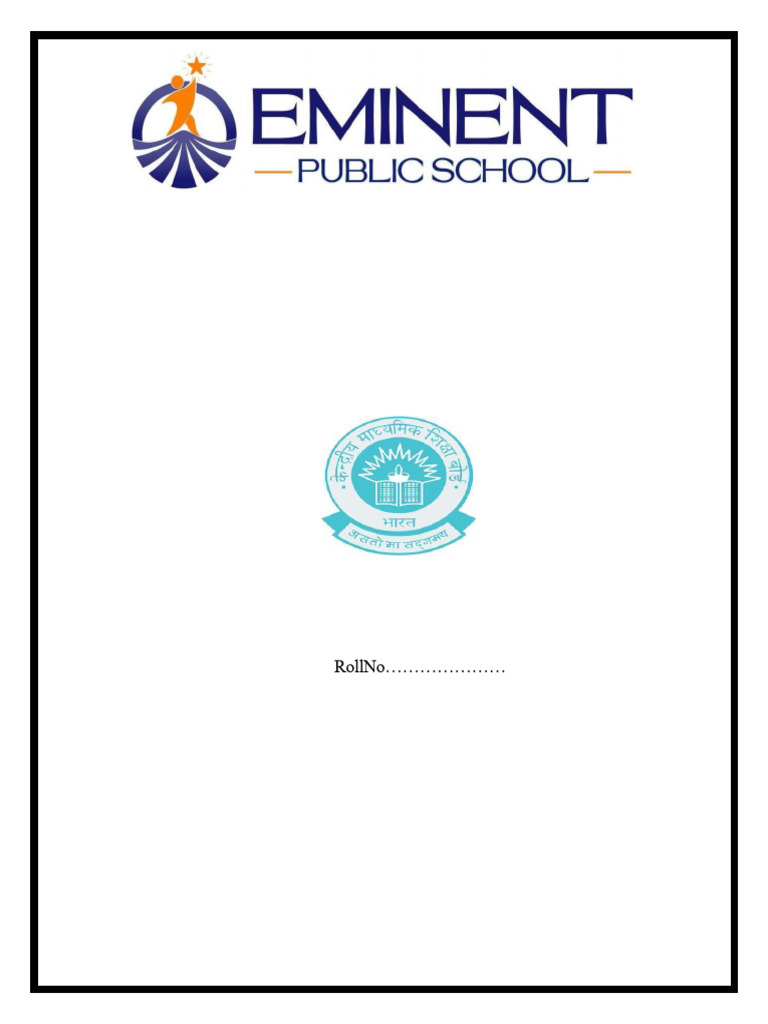 CBSE Class XII Project Report 2025-26 | PDF