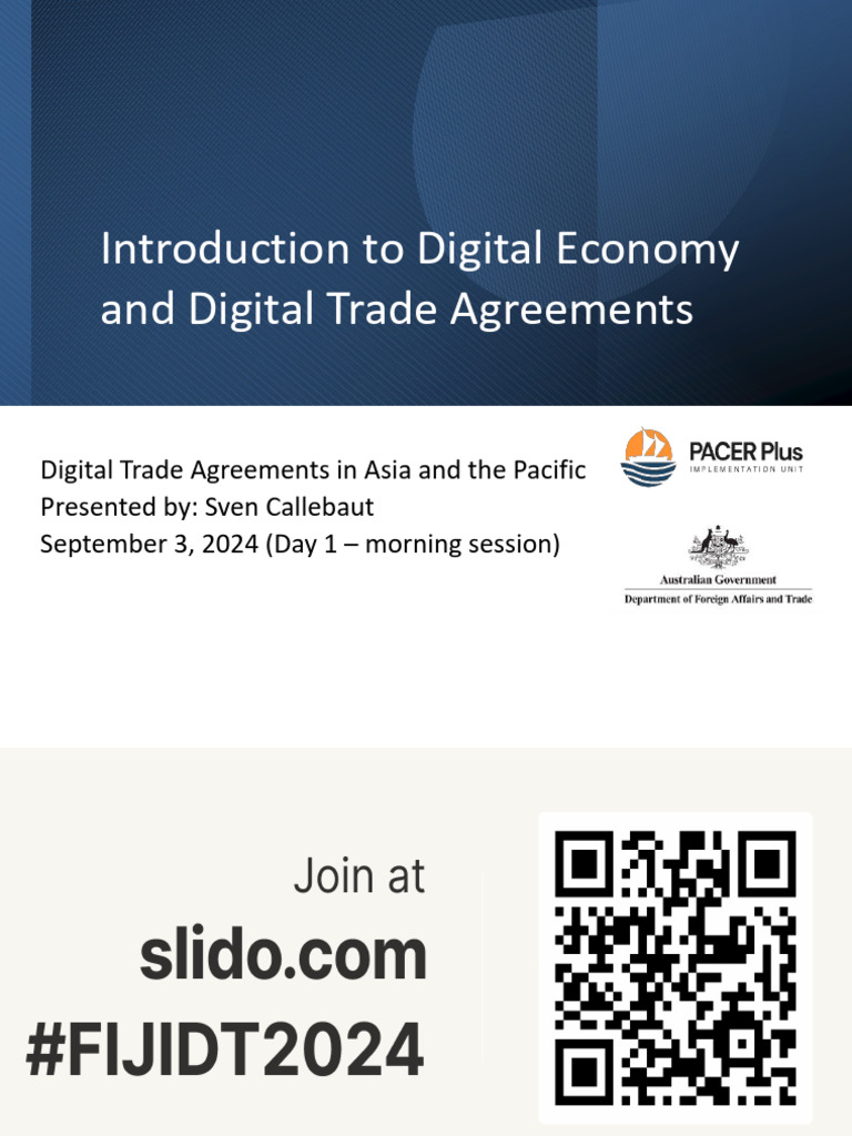 Digital Trade Agreements Enhanced-Final | PDF | Governance | Trade ...