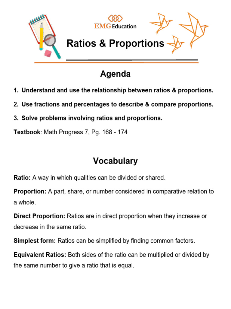 Understanding Ratios and Proportions | PDF
