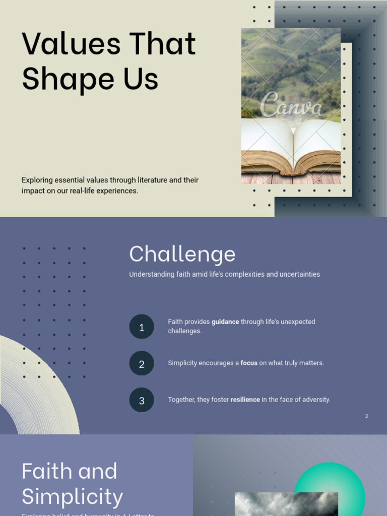 Presentation - Values That Shape Us | PDF