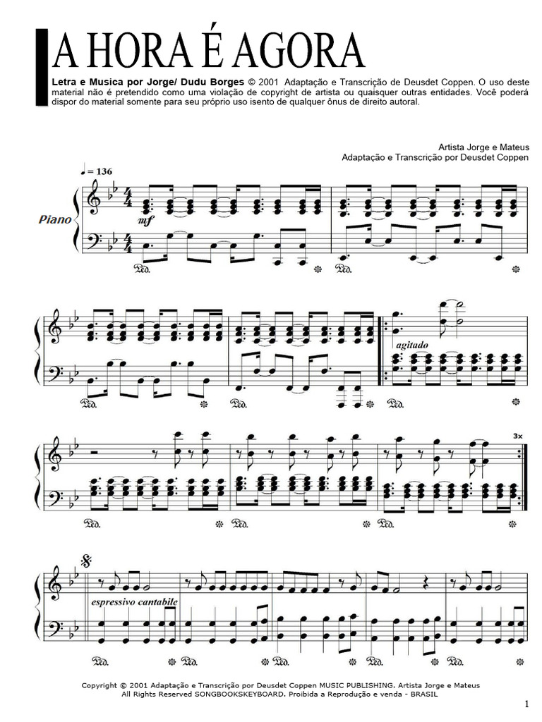 00 - ENTRADA DOS NOIVOS (A HORA É AGORA)-merged | PDF | Xadrez