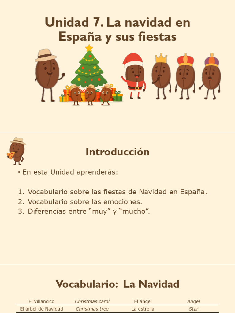 U7. La Navidad en España y Sus Fiestas | PDF