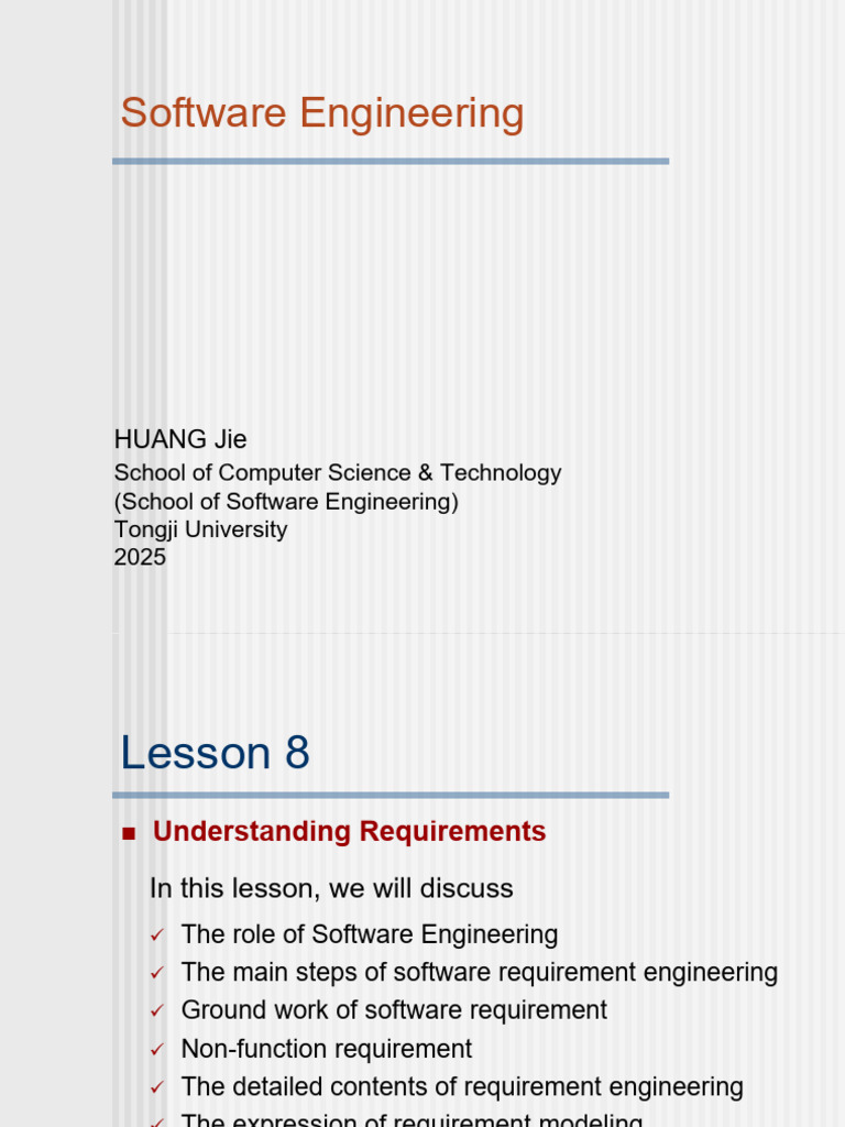 SE - Ppt.lesson8 Understanding Requirements | PDF | Use Case | System