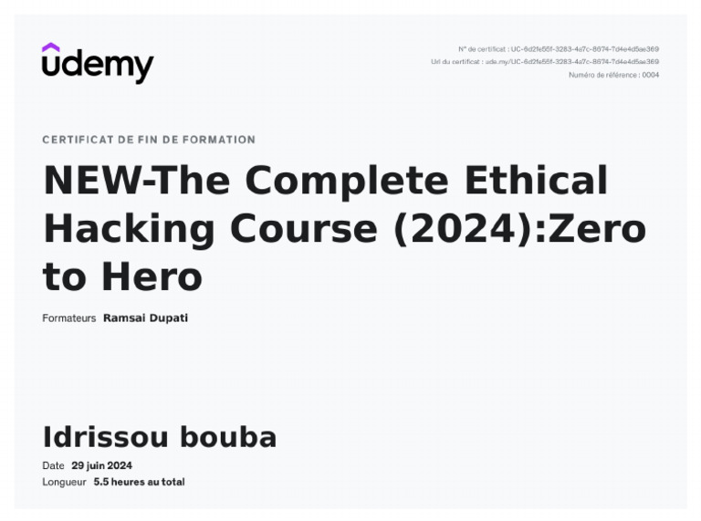 Cert-Ethical Hacking Course | PDF