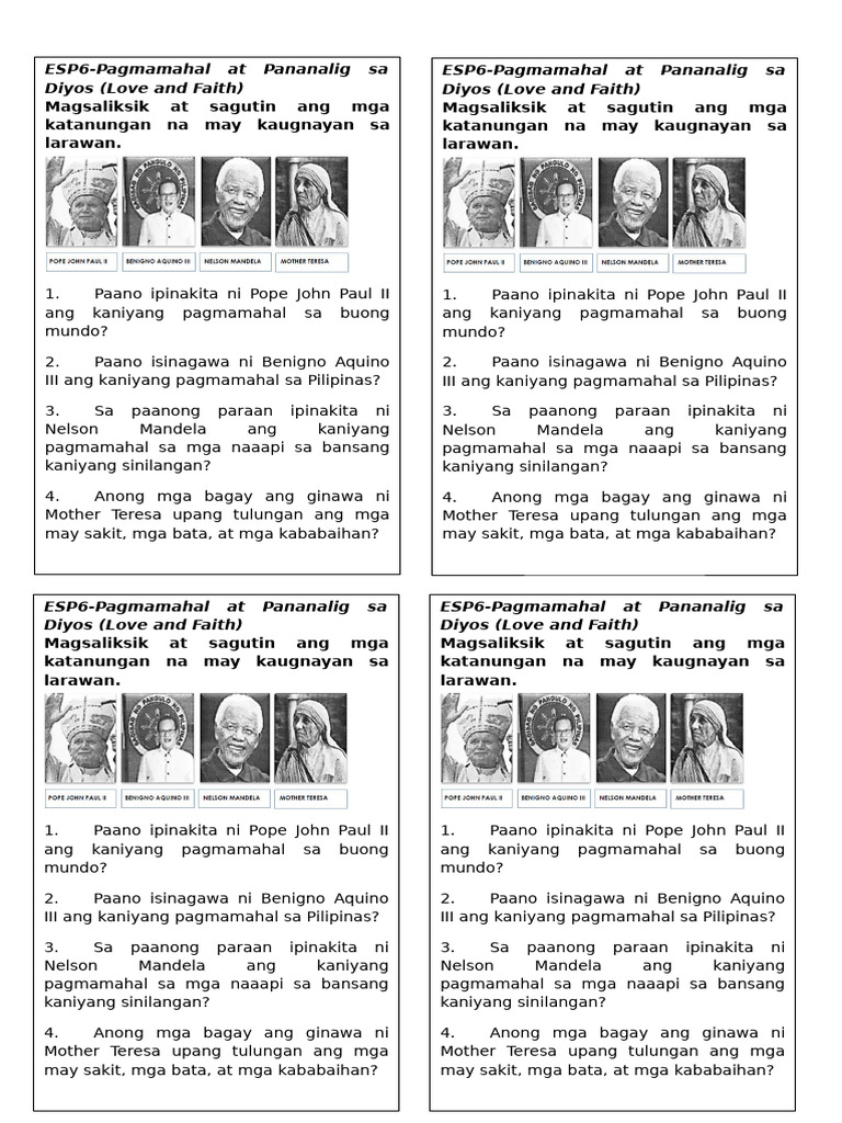 Esp 6 Week 3act | PDF