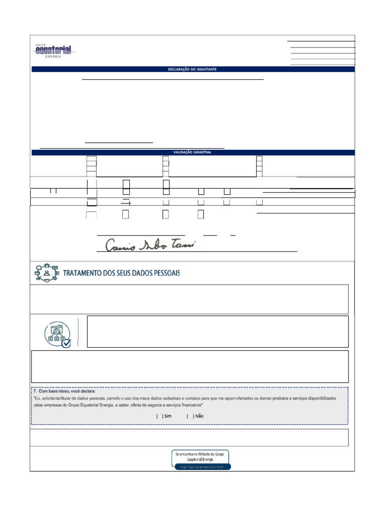 Formulário de Troca de Titularidade Cassio | PDF