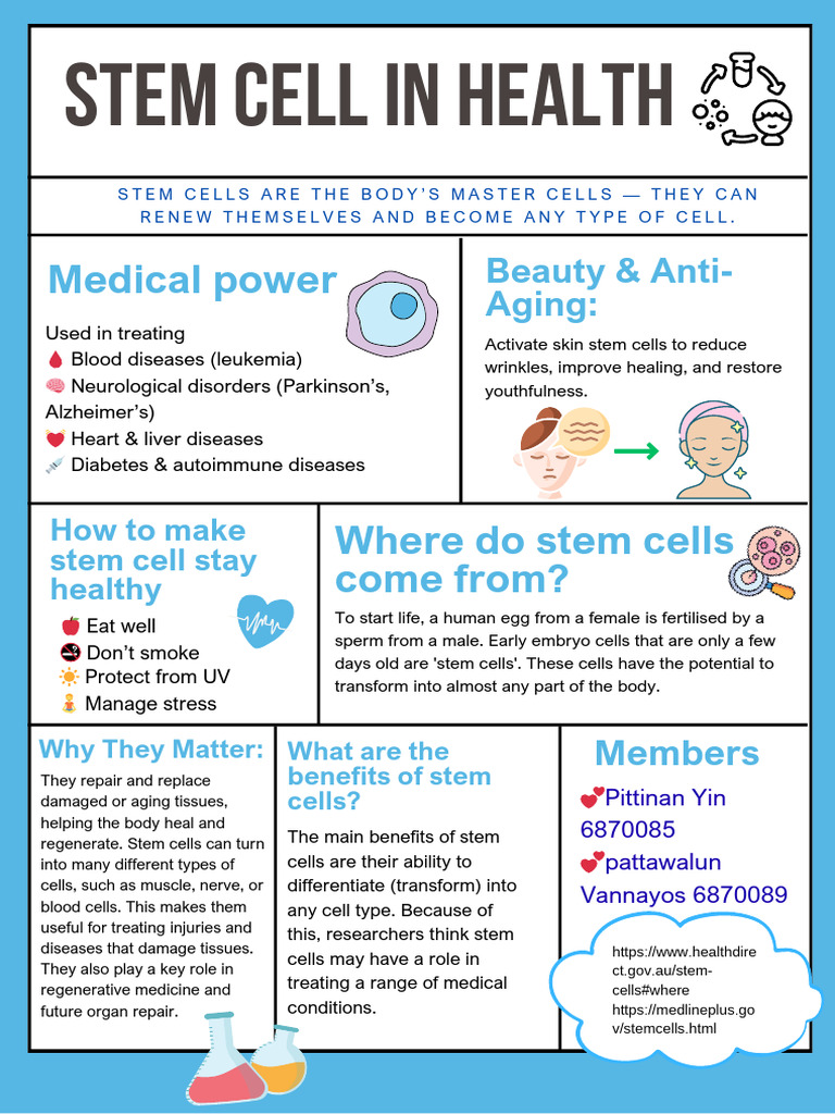 Benefits of Stem Cells in Medicine | PDF | Stem Cell | Regeneration ...