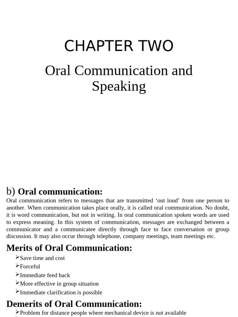 4 C 2_Oral Communication_Speech | PDF | Communication | Human Communication