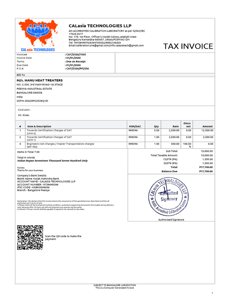 Cat 25261035 | PDF | Invoice | Taxes