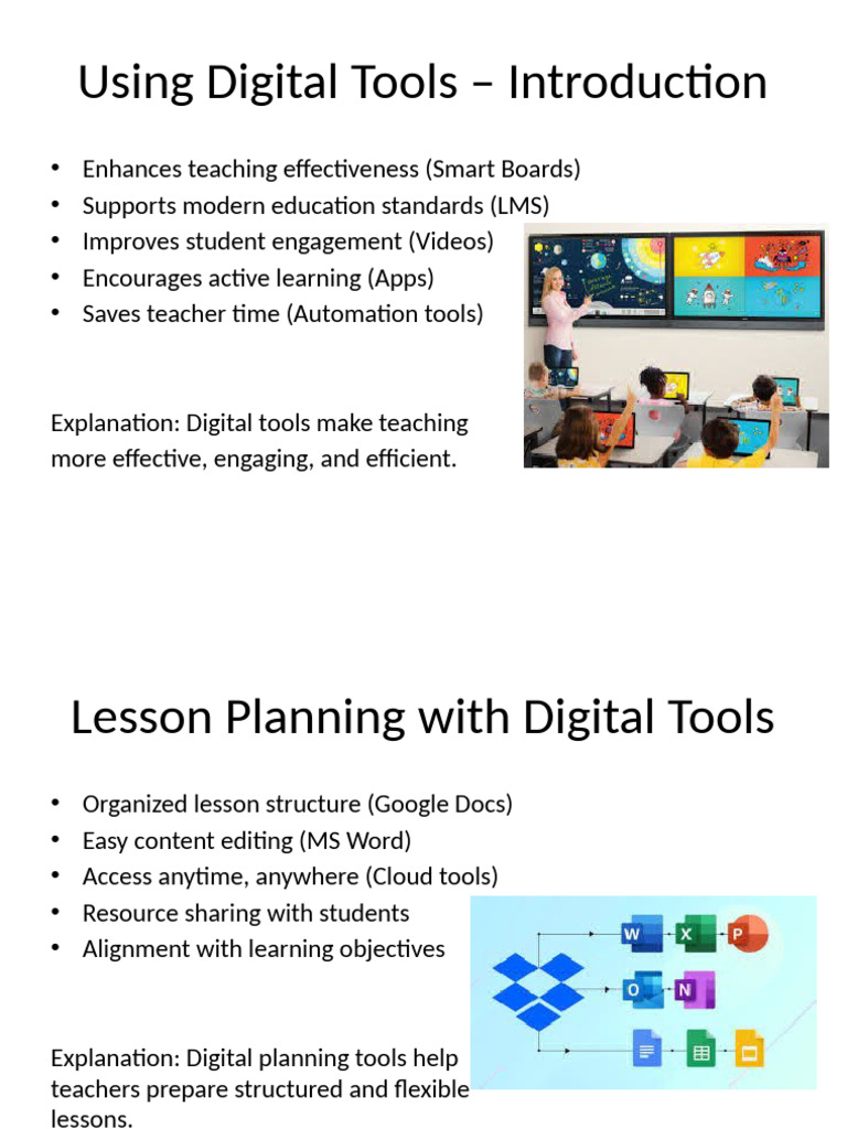 Enhancing Education with Digital Tools | PDF | Learning | Human ...