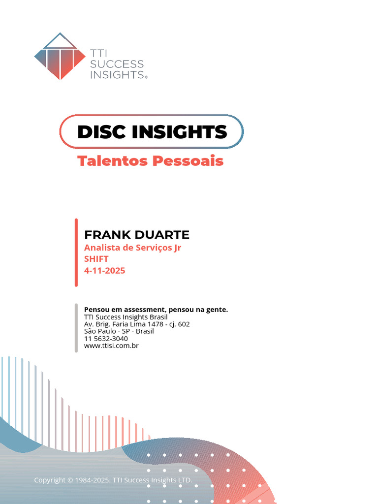 DUARTE_FRANK_DISC | PDF | Comportamento | Liderança