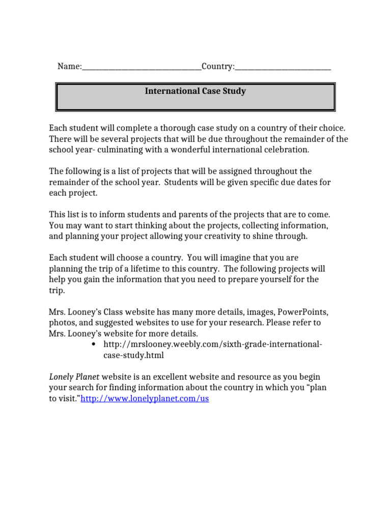 International.case.Study.projects.5.07.19 1 | PDF | Semantics | Menu
