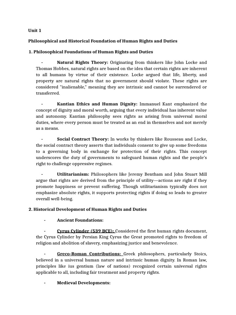HR Notes (1) | PDF | Human Rights | Torture