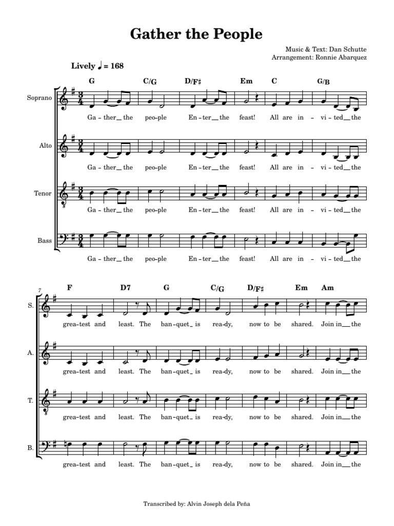 Choral Project Set A | PDF | Vocal Music | Singing