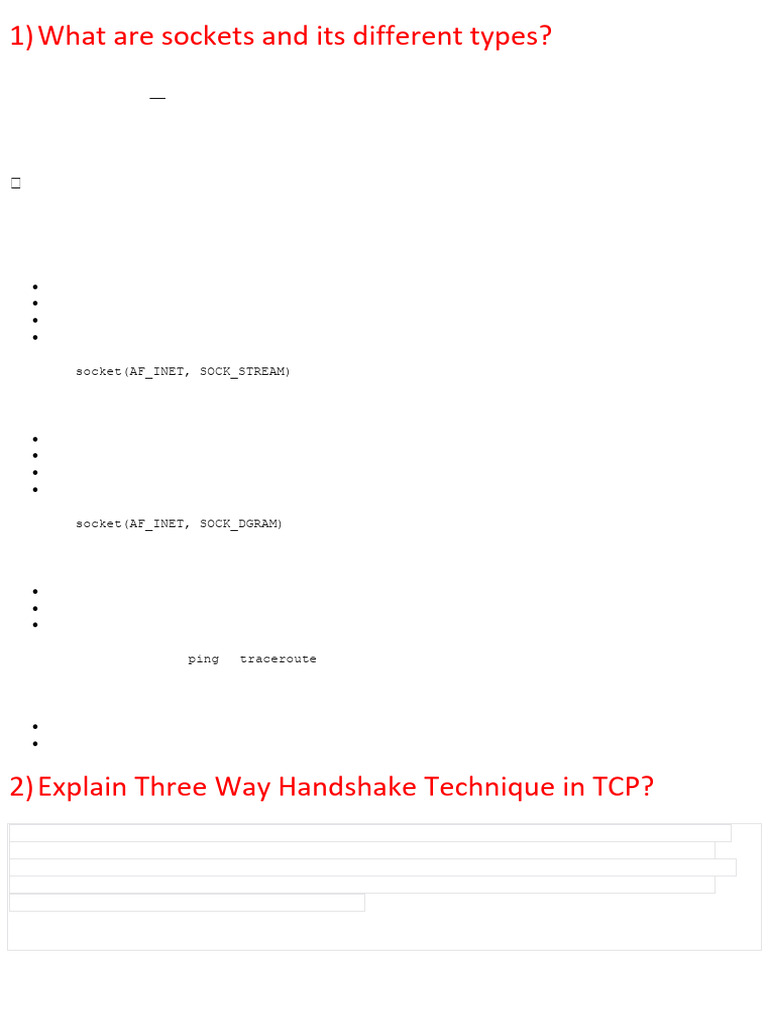 Module 5 (Transport Layer ) | PDF | Transmission Control Protocol ...