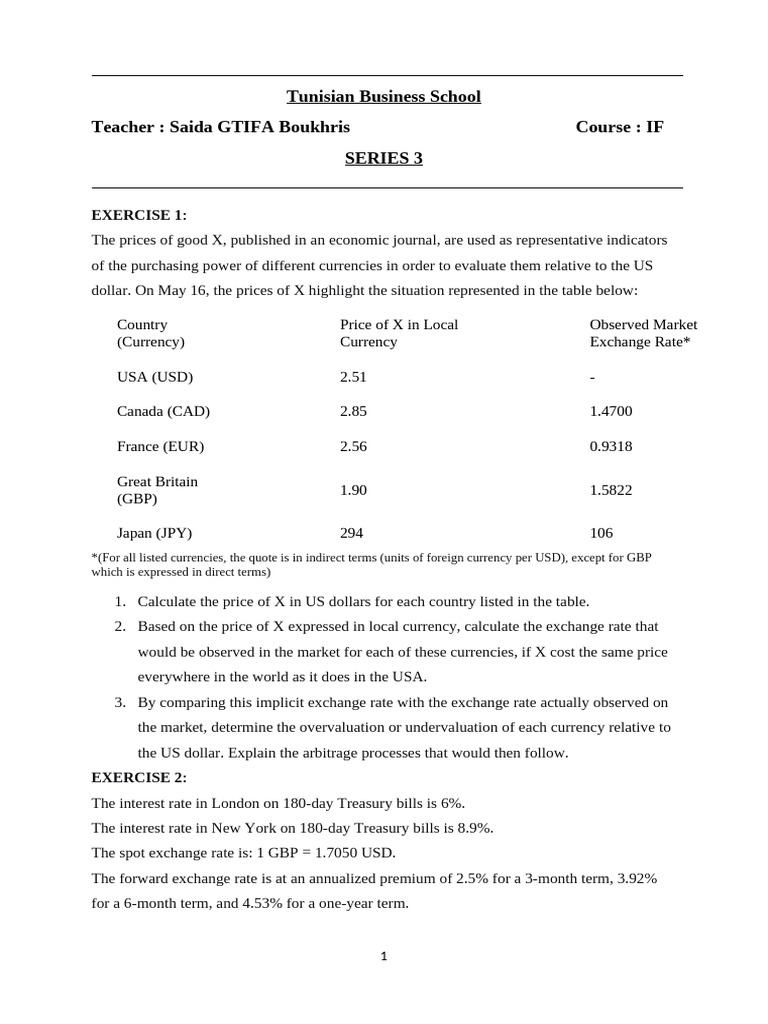 Currency Valuation and Exchange Rates Analysis | PDF | Exchange Rate ...