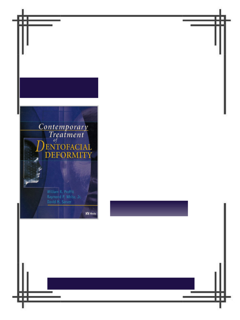 Contemporary Treatment of Dentofacial Deformity 1st Edition by William ...