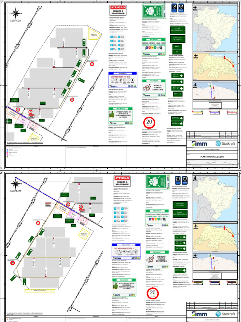 Planta de Sinalização Temporária - SFH (1) | PDF
