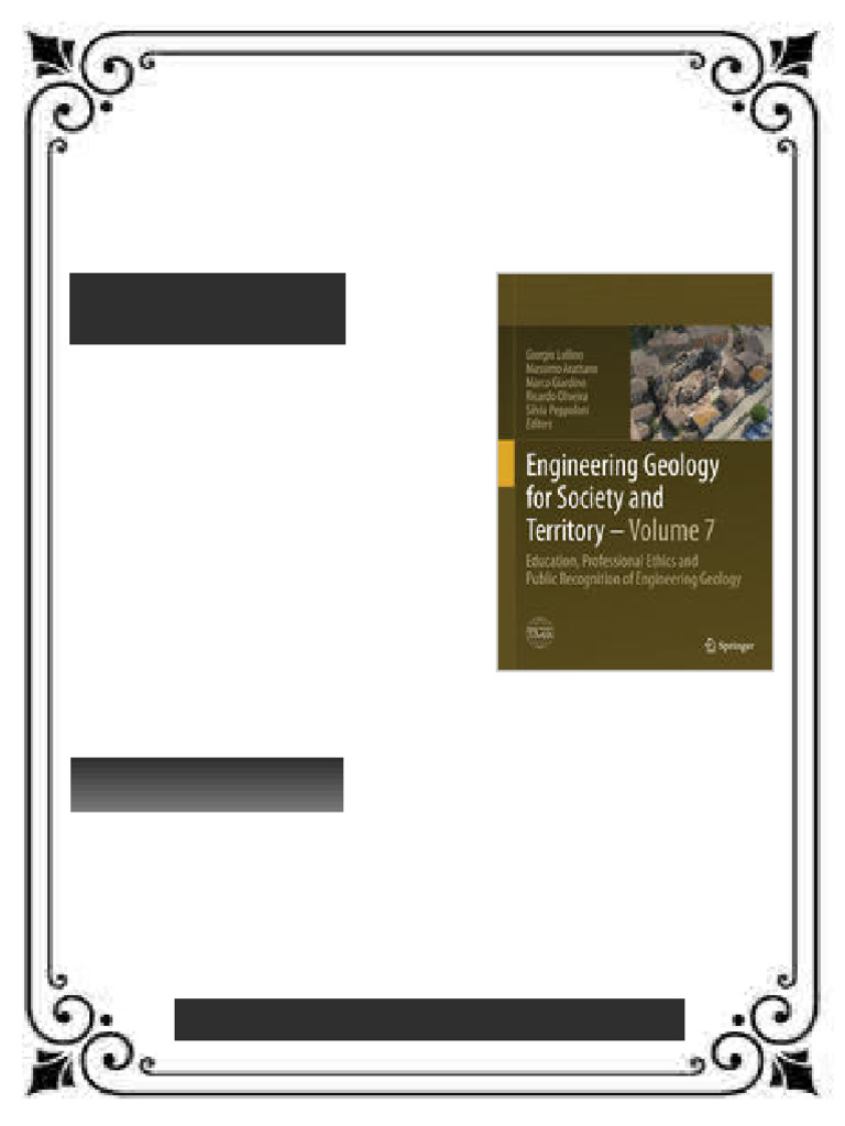 Engineering Geology for Society and Territory Volume 7 Education ...