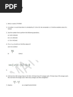 Grade 9 Indices Practice Questions | PDF