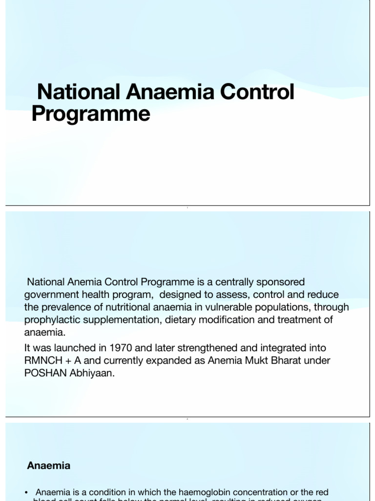 Presentation 8 | PDF | Anemia | Medical Specialties