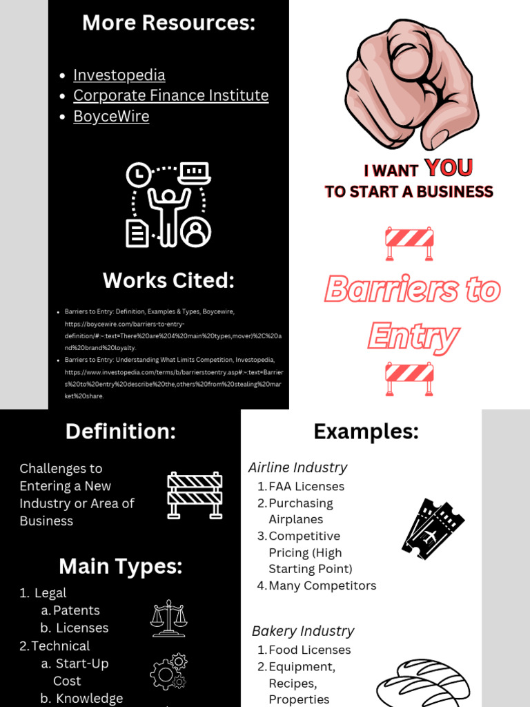 Barriers to Entry Pamphlet | PDF
