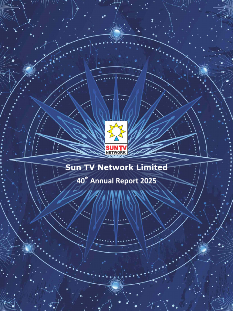 Sun TV Network Annual Report 2025 | PDF | Password | Login