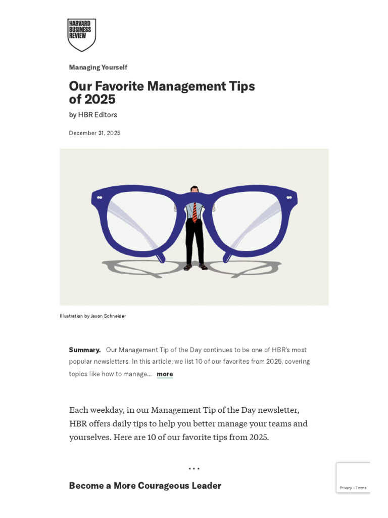 Top 10 Management Tips for 2025 | PDF | Leadership | Behavioural Sciences