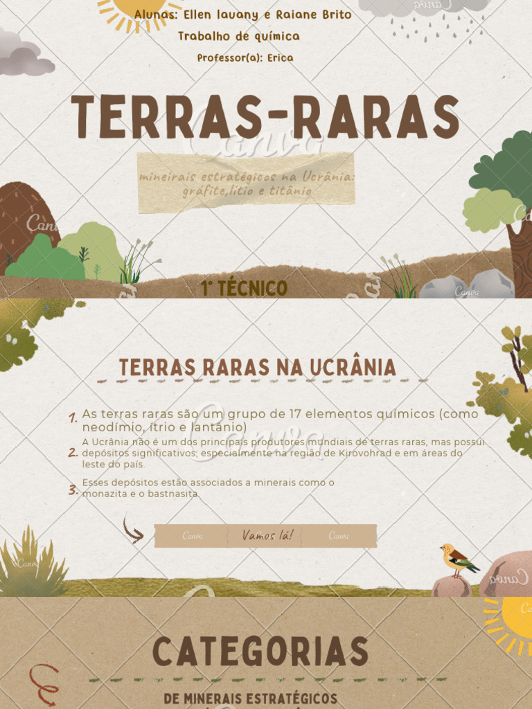 Geology Quiz and Fun Fact Slide.pdf (1) | PDF | Titânio | Lítio