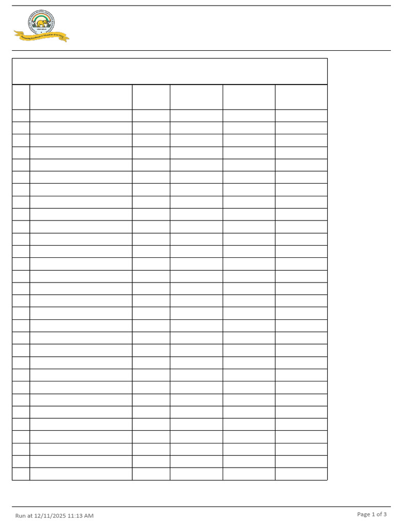 PHYSICS ISC 2026 - Internal Marks Blank Report | PDF