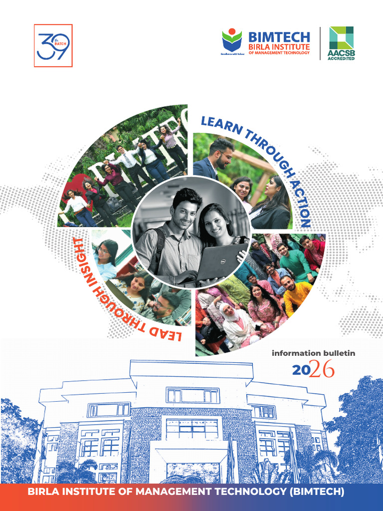 Information Bulletin 2026 | PDF | Analytics | Master Of Business ...