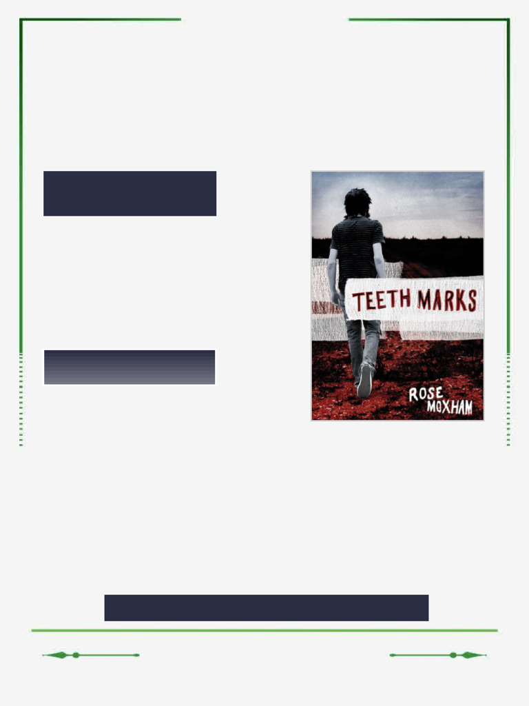 Teeth Marks Rose Moxham ebook full-feature pdf | PDF